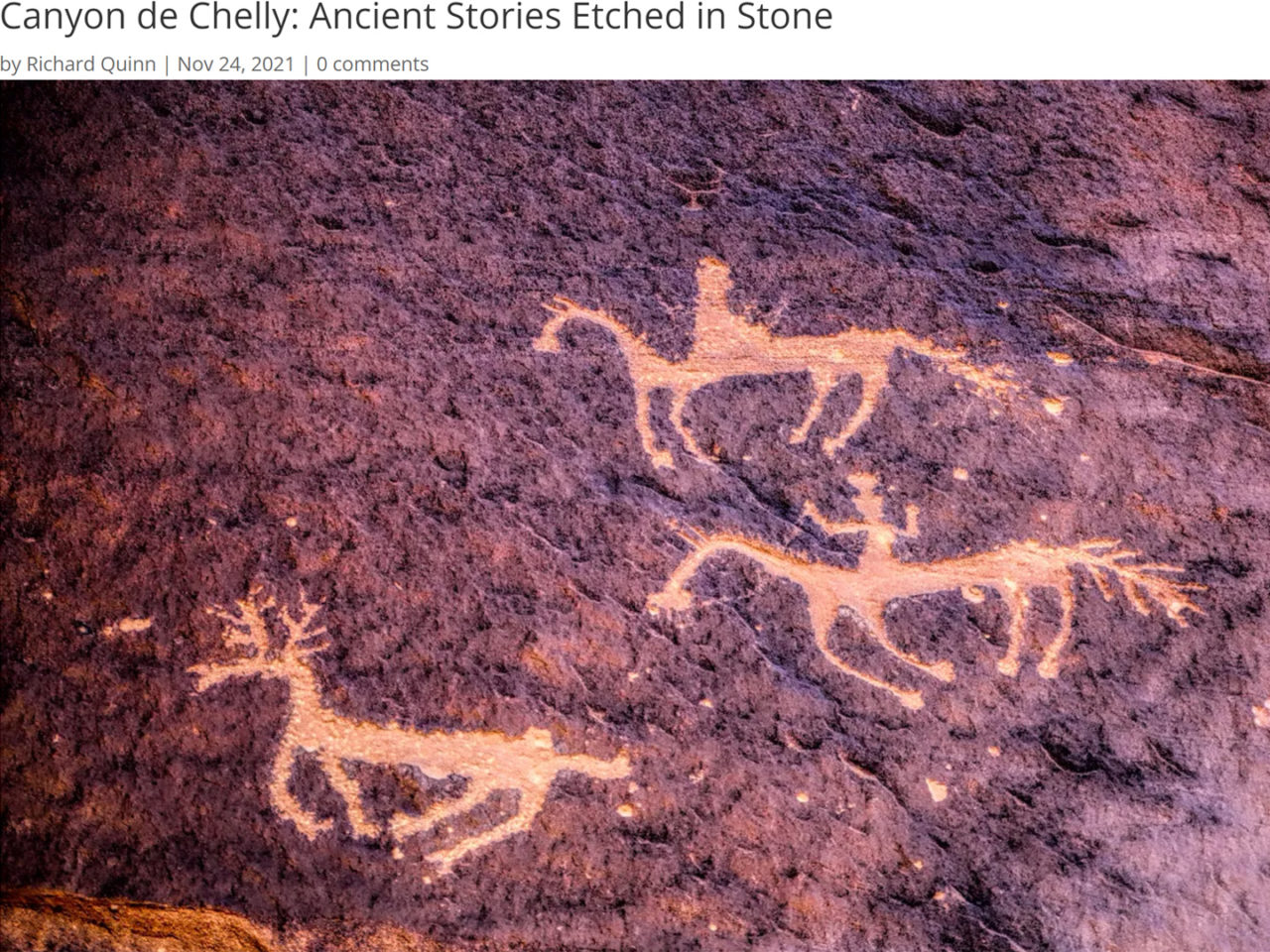 Canyon de Chelly: Ancient Stories Etched in Stone - rcquinn.com